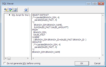 Hints in BO Universe to Improve Report Performance | DWBI castle