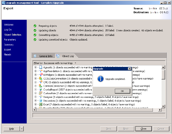 Upgrade Management Tool Guide | DWBI castle