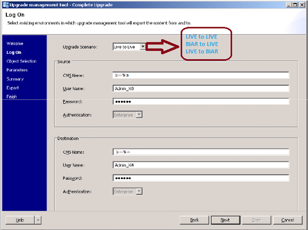 Upgrade Management Tool Guide | DWBI castle