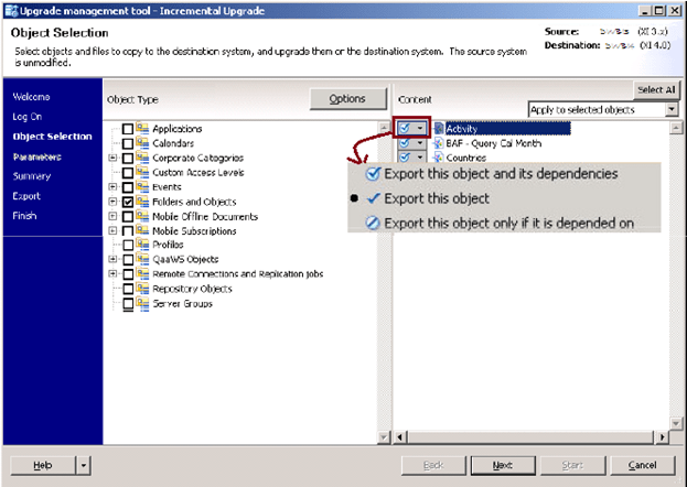 Upgrade Management Tool Guide | DWBI castle