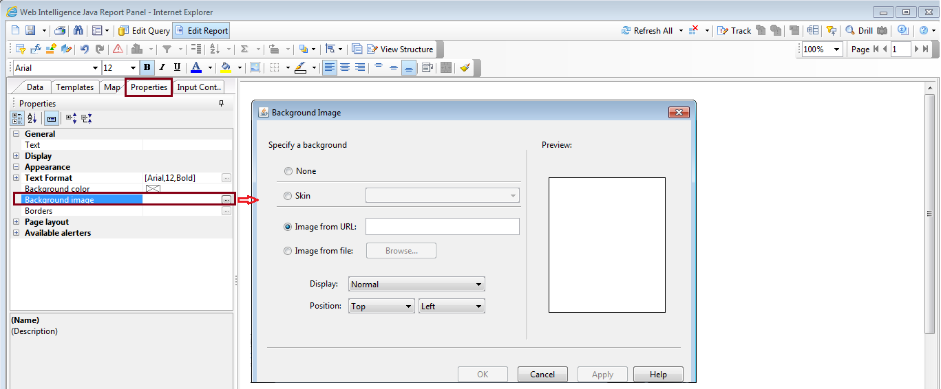 Dynamic Logo/image in BO webi report | DWBI castle