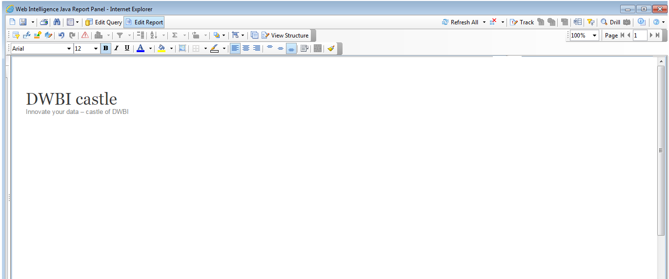 Dynamic Logo/image in BO webi report | DWBI castle