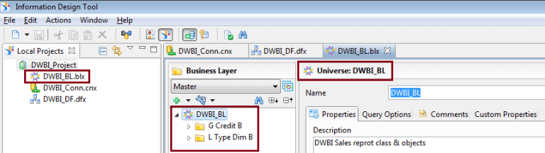 How to create SAP BO Universe (.unx) using Information Design Tool (IDT ...